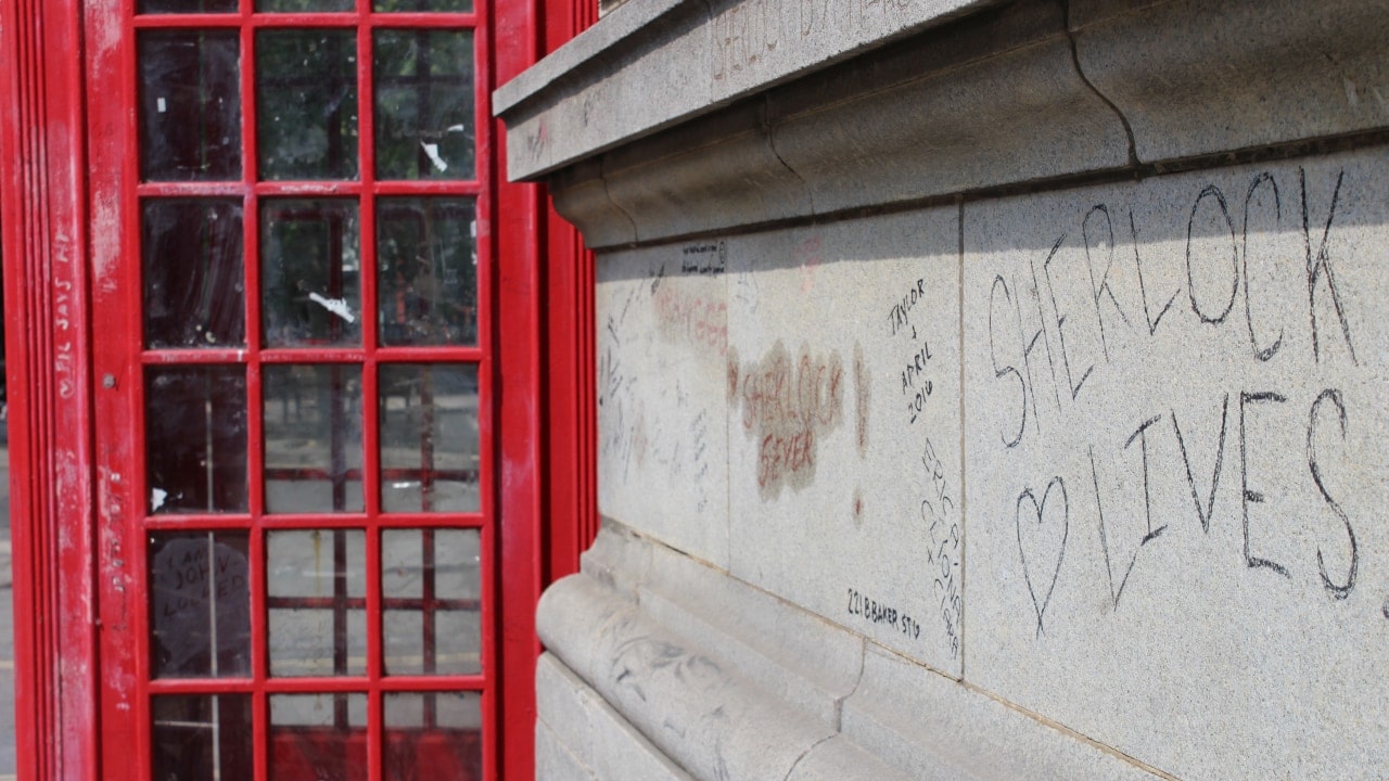 BBC Sherlock Drehort-Tour mit einem Londoner Taxi - London, England