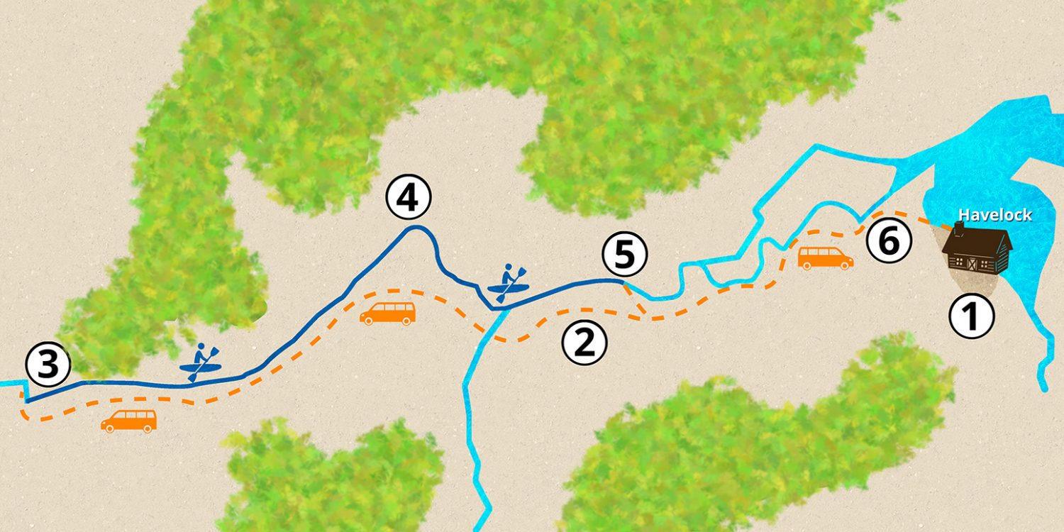 Hobbit Kayak Tour on the Pelorus River - Nelson, New Zealand