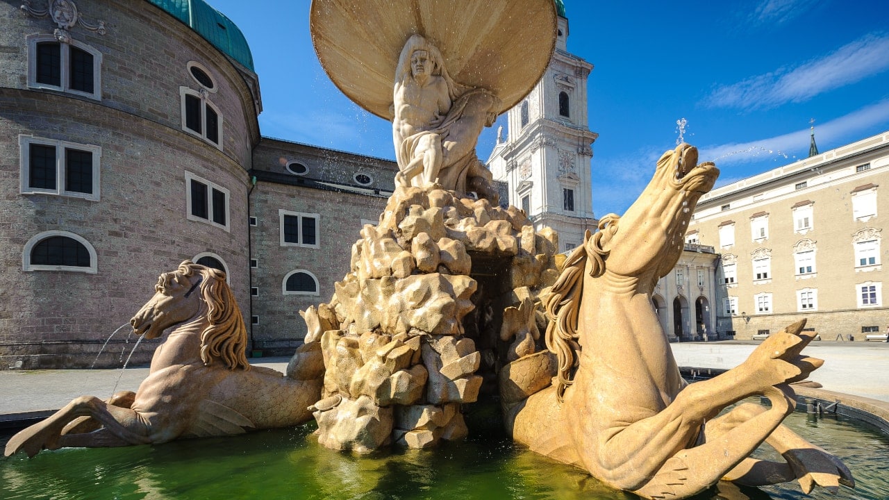 Residence Fountain, Salzburg - Sound of Music Location